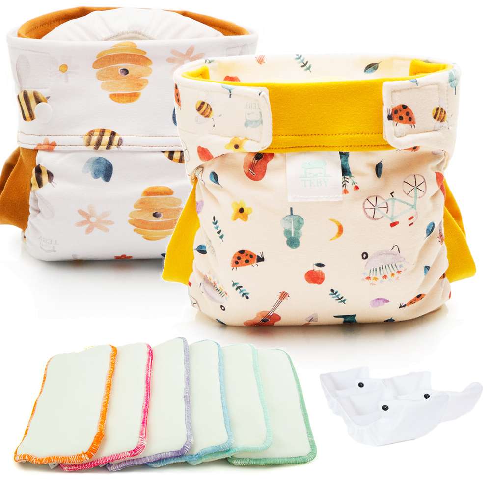 Culla di Teby (AI3) - Bio-Baumwolle Hybridwindel - Einsteigerpaket ...